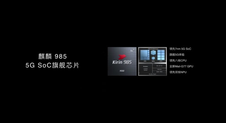 Huawei Kirin 985のベンチマークスコアが判明。VS. Kirin 980、Kirin 820、Snapdragon 765G 5G、Dimensity 1000L、Exynos 980