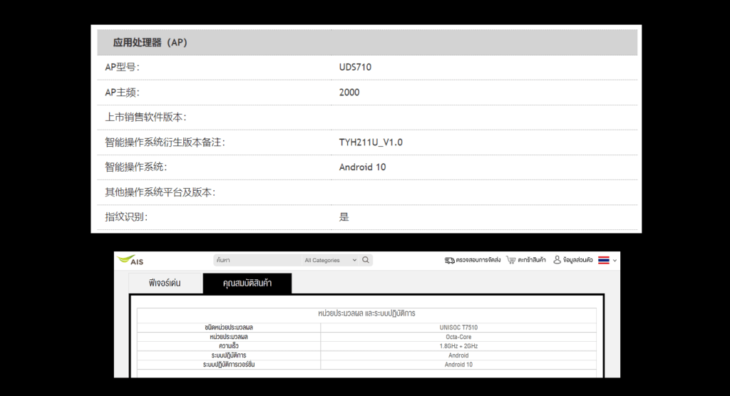 UNISOC T740(旧T7510)とUNISOC T710は同じではない、CPUの周波数が変更